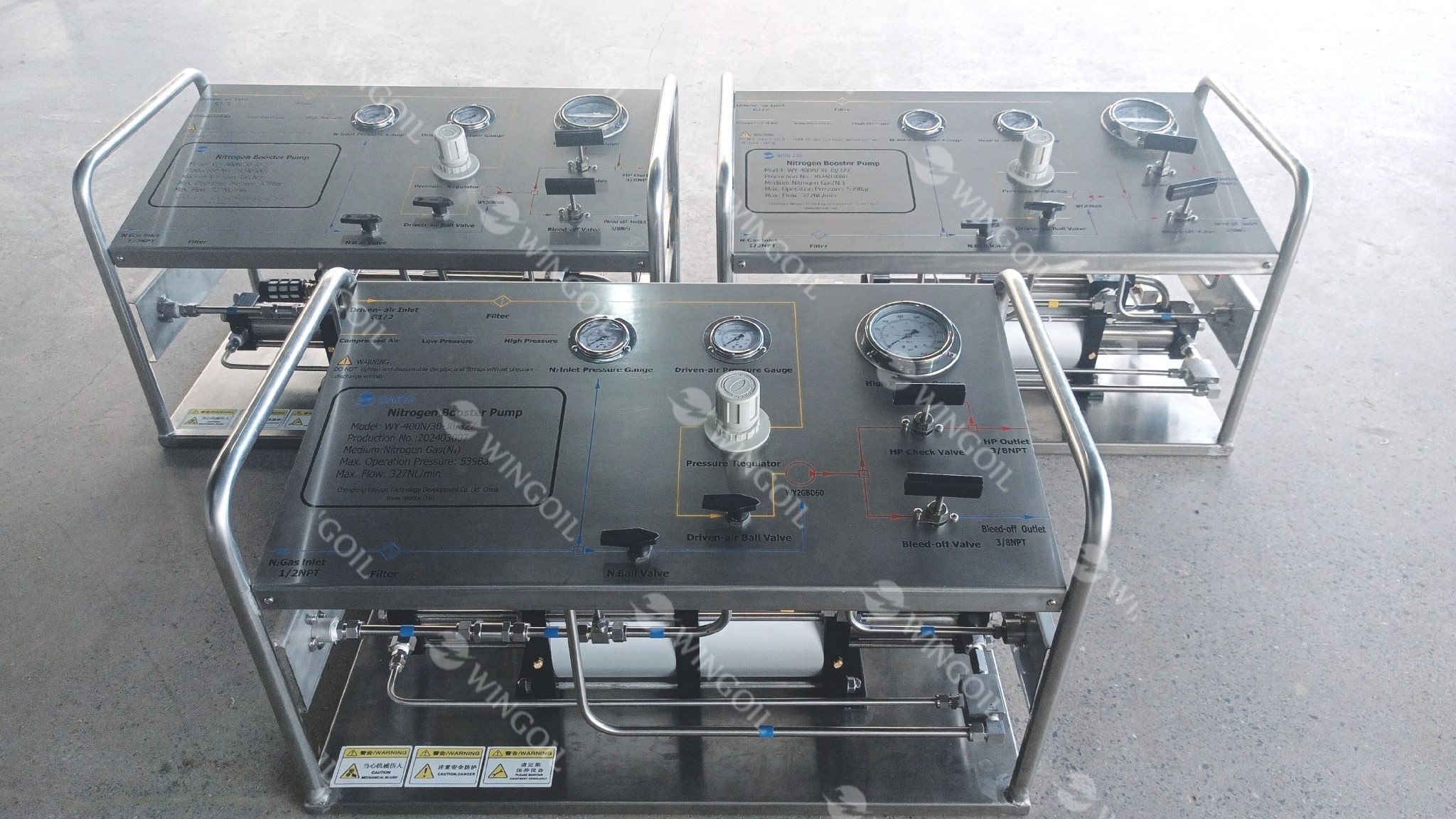 3 Sets of Portable Nitrogen Booster Units Have Been Safely Transported ...