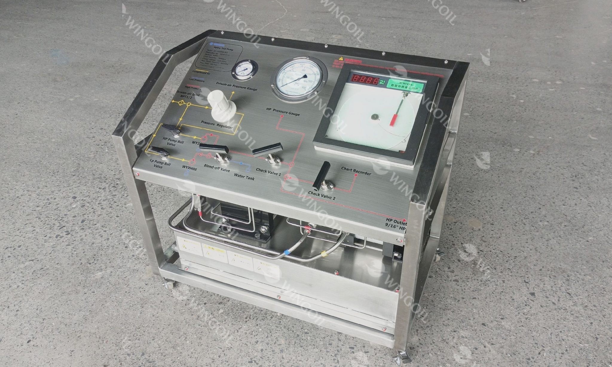 Delivering Excellence: Portable Hydro Test Pump Unit in Singapore - Wingoil